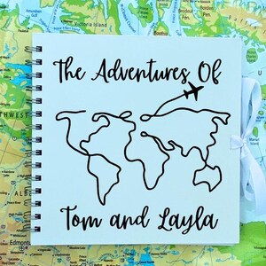 Personalised Travel Journal, Adventure Scrapbook - Etsy