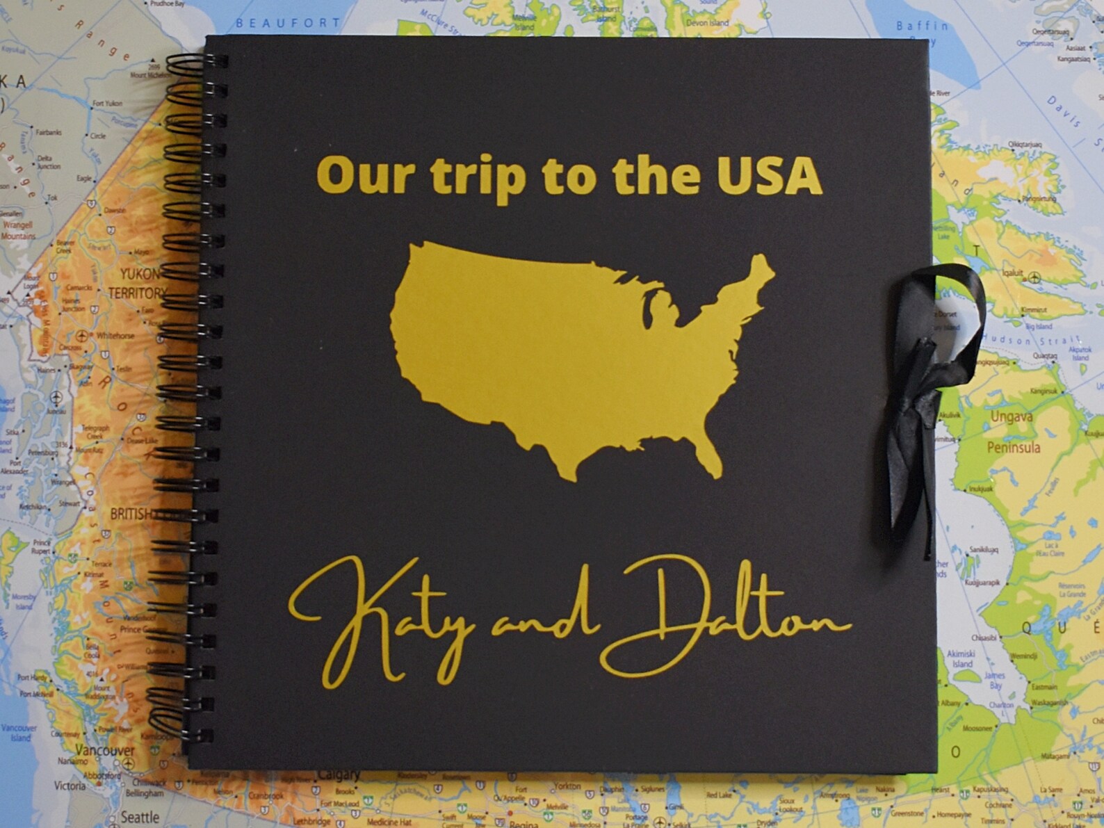 Personalised Travel Scrapbook World Map Scrapbook Adventure | Etsy