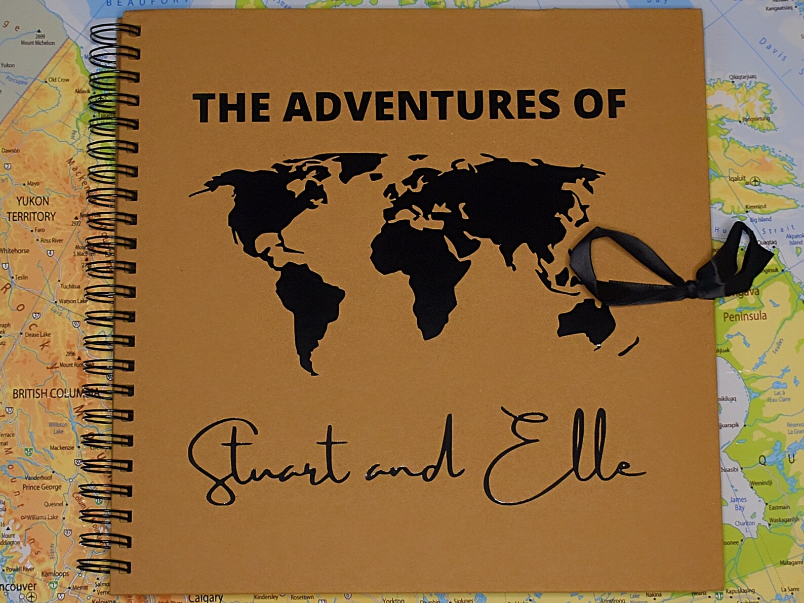 Personalised Travel Scrapbook World Map Scrapbook Adventure | Etsy