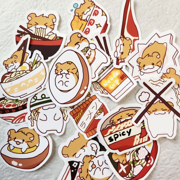 Ramen Stickers - Etsy