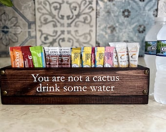 Flavored Water Packet Organizer - Etsy