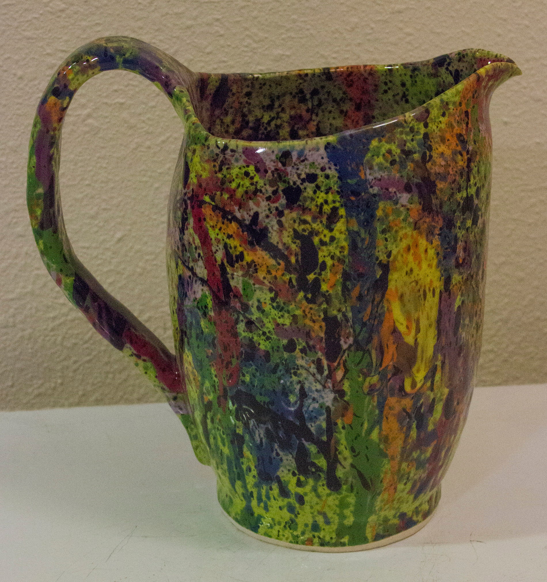 Rainbow Splatter Pitcher - Etsy