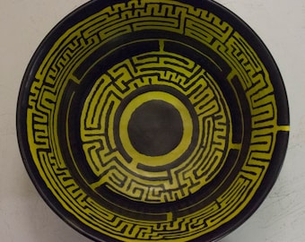 Ceramic Maze Bowl - Etsy