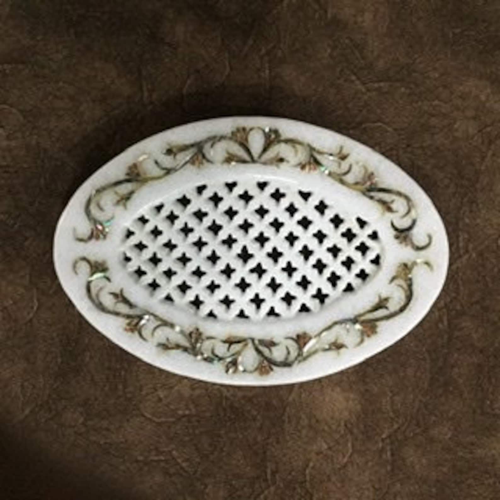 Soap Dish Jali Work Macrana Marble Inlay - Etsy