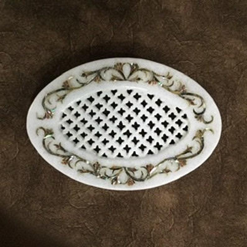 Soap Dish Jali Work Macrana Marble Inlay - Etsy