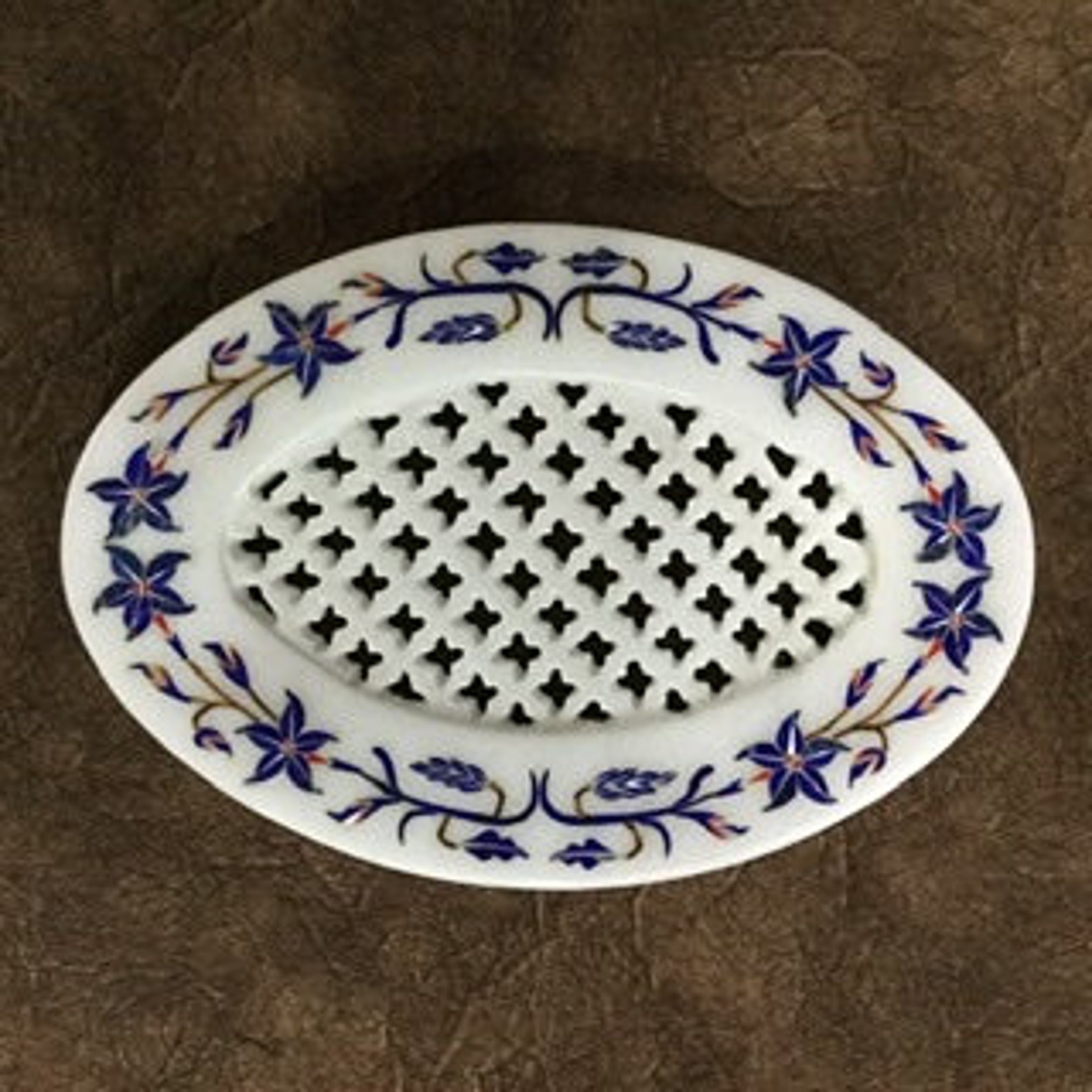 Soap Dish Jali Work Macrana Marble Inlay - Etsy