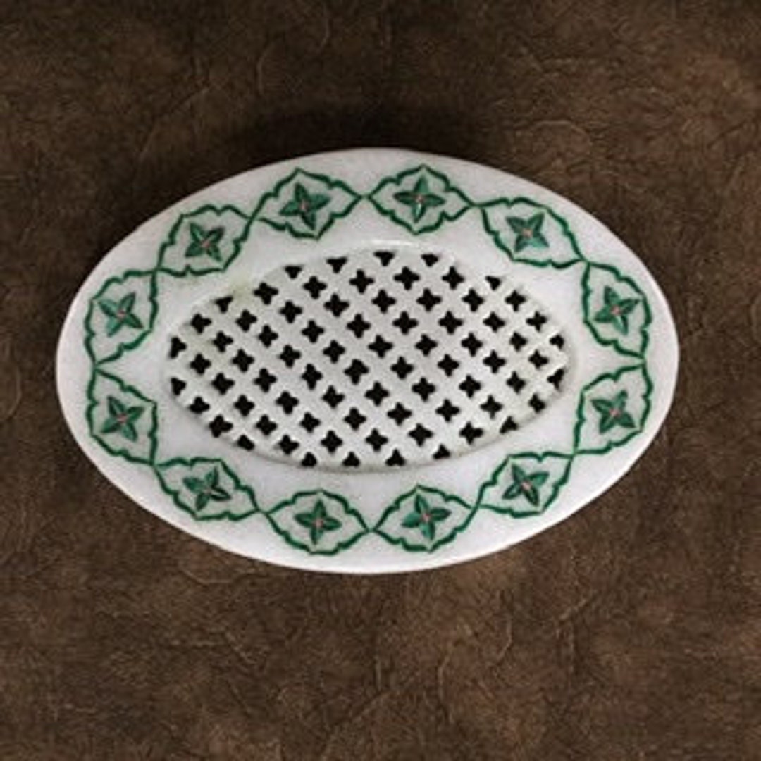 Soap Dish Jali Work Macrana Marble Inlay - Etsy