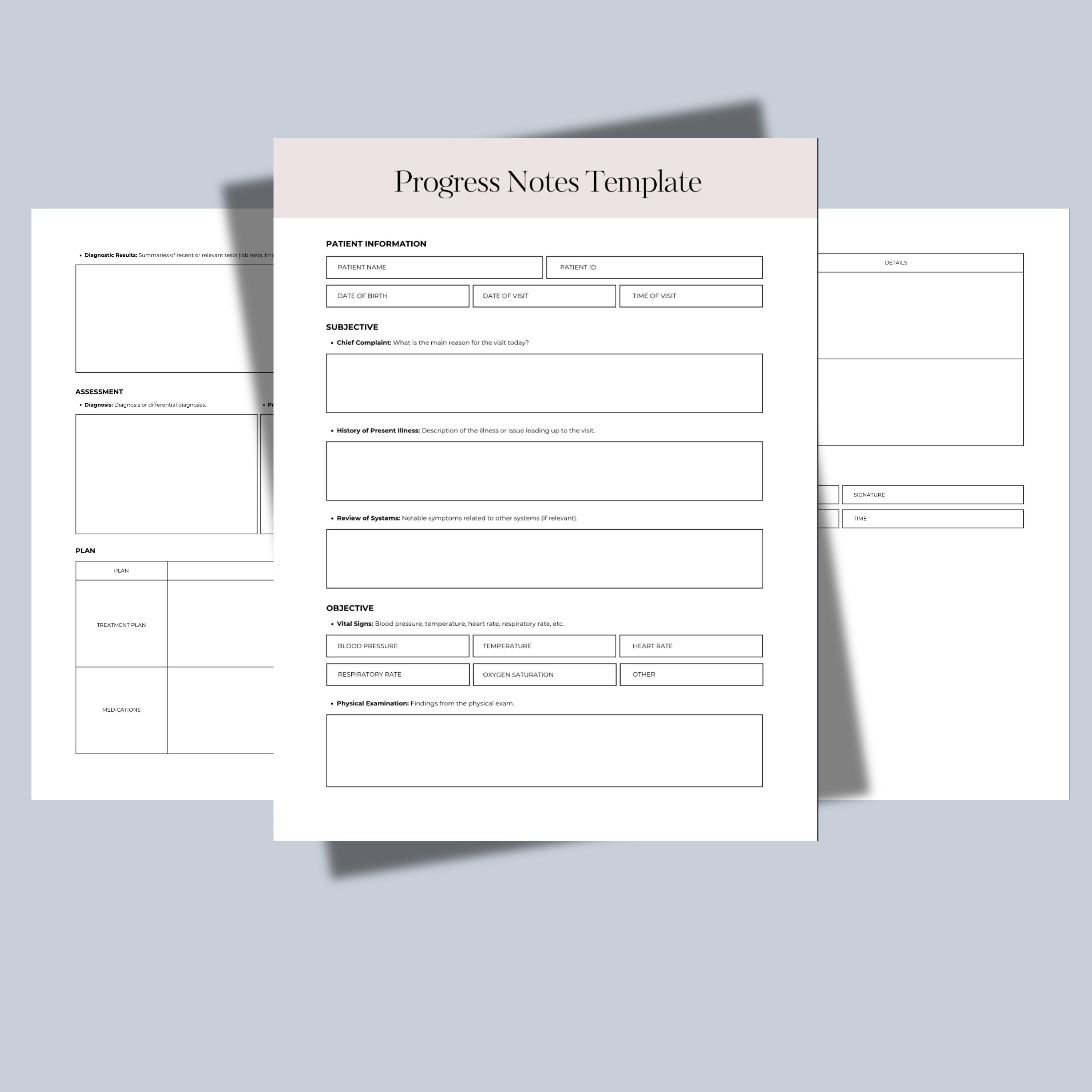 SOAP Note Template for Nurse Practitioners, PA Students, and Medical ...