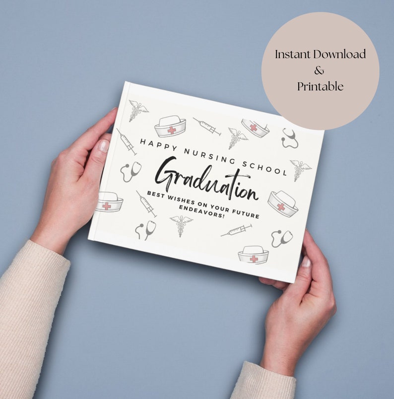 Nurse Graduation Card | Printable Nursing Graduation Card | Instant ...