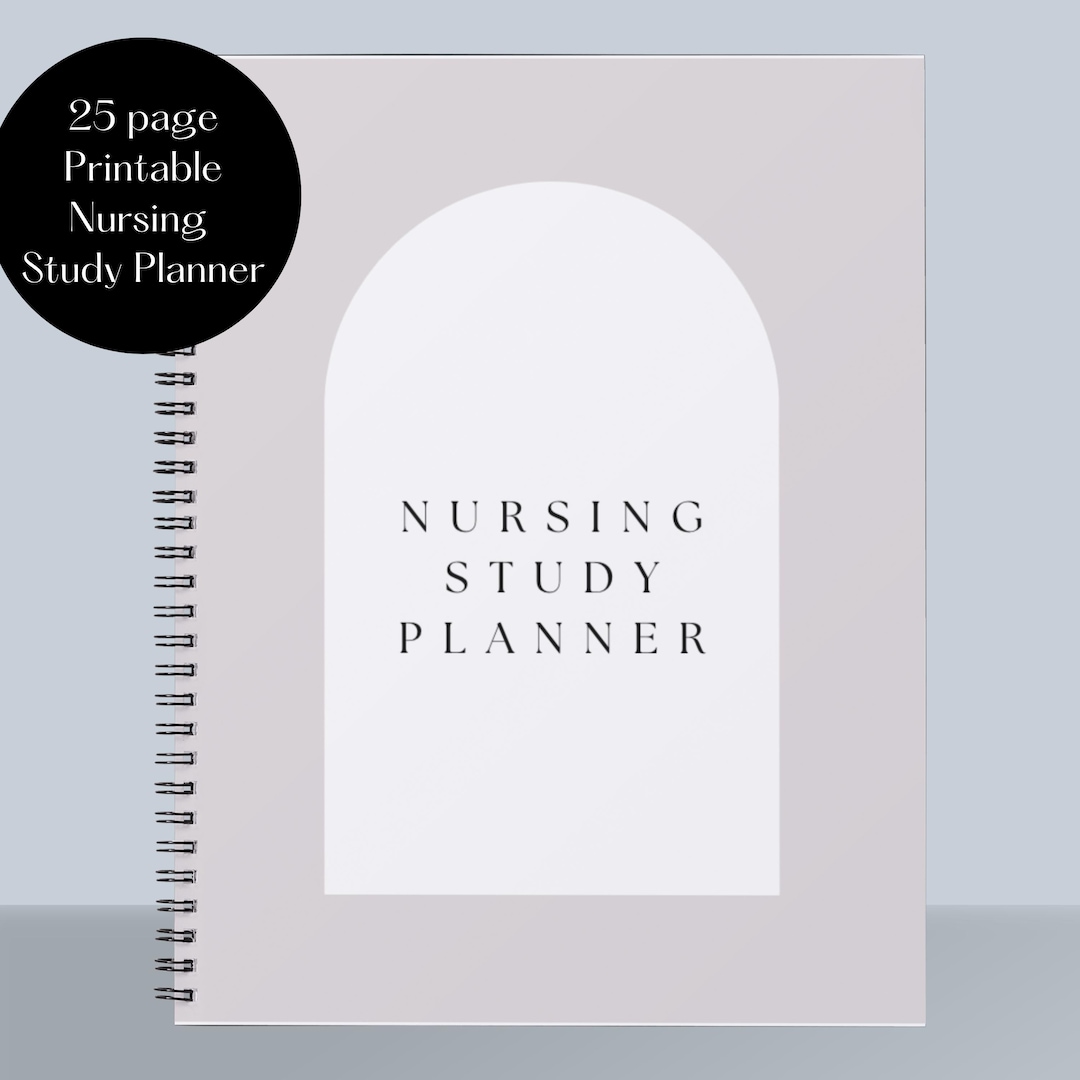 Nursing School Study Planner for RN, LPN, Nurse Practitioners | Student ...