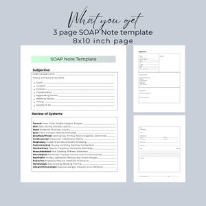 SOAP Note Template for Nurses, Nurse Practitioners, Nursing Students ...