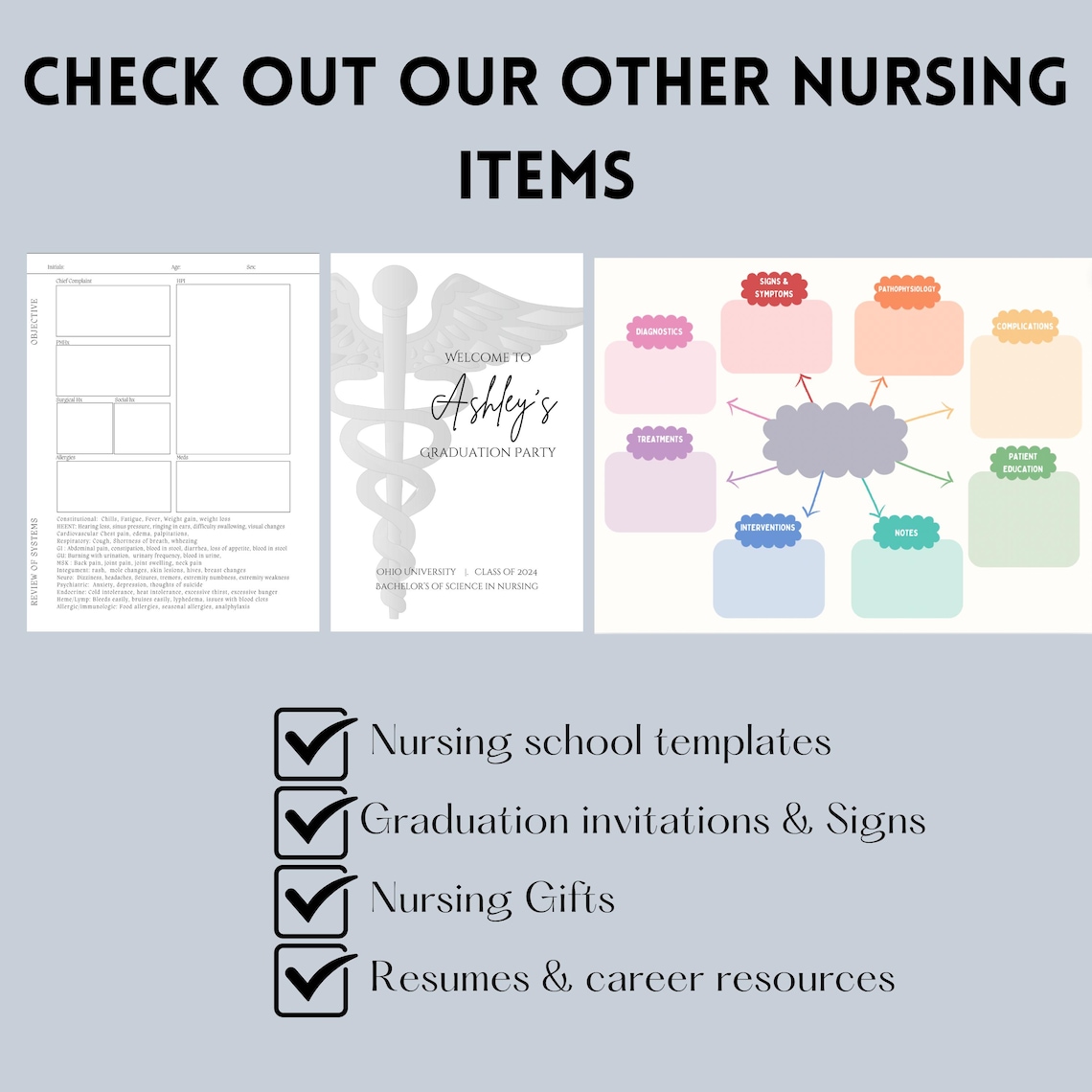 SOAP Note Template for Nurses, Nurse Practitioners, Nursing Students, and NP Students for Print ...