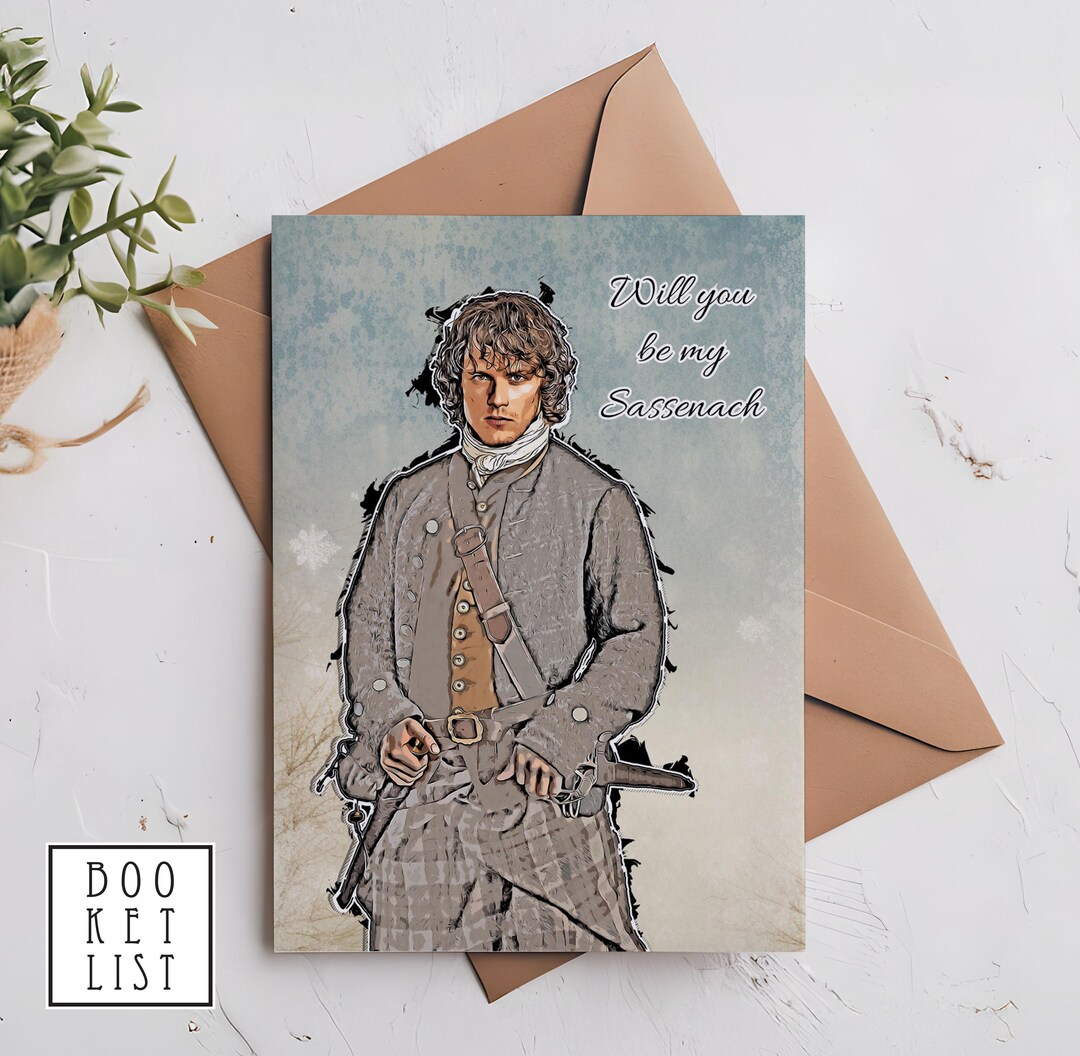 Jamie Fraser Card, Outlander Sassenach, Personalized Birthday Card - Etsy