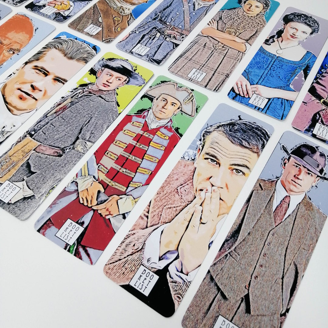 Outlander Bookmarks/cartoon Bookmarks/jamie Fraser/clare Fraser ...