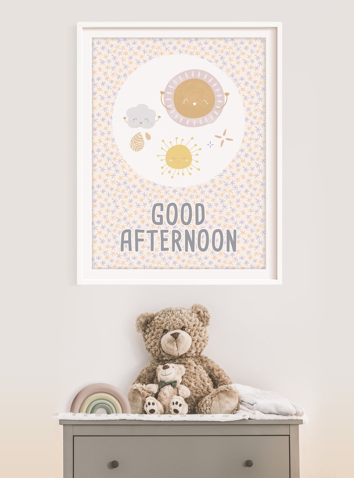 Good Afternoon Printable Wall Art, Nursery Poster, Kids Room Print ...