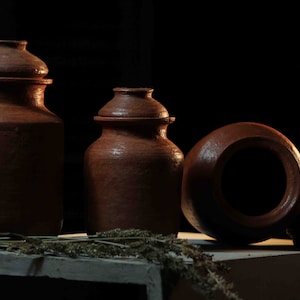 Handmade Vintage Custom Traditional Storage Pots Used in Ancient ...