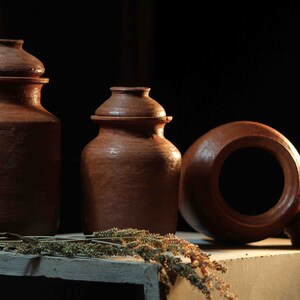 Handmade Vintage Custom Traditional Storage Pots Used in Ancient ...