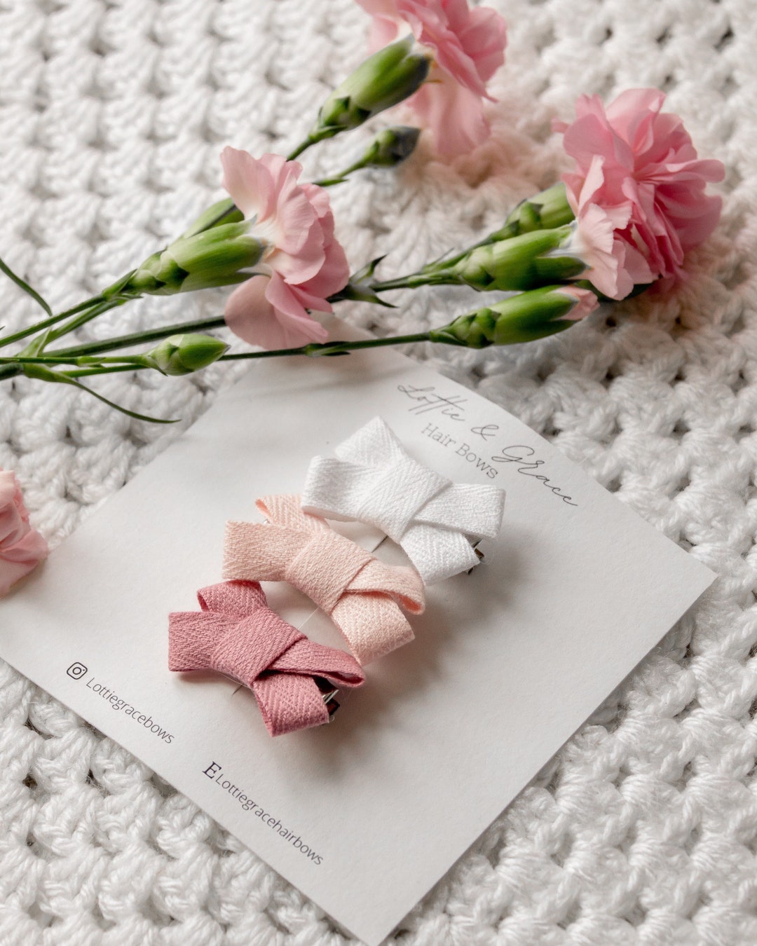 Small Mini Hair Bows for Girls Mini Baby Bows on - Etsy