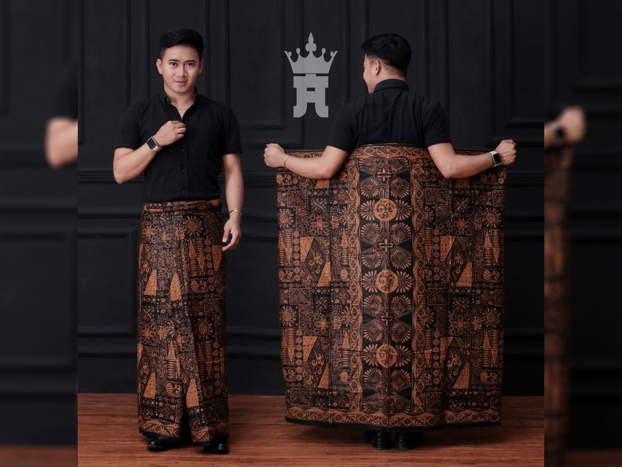 Indonesian Batik Sarong for Men Muslim Prayer Print Sarong Beach Sarong ...