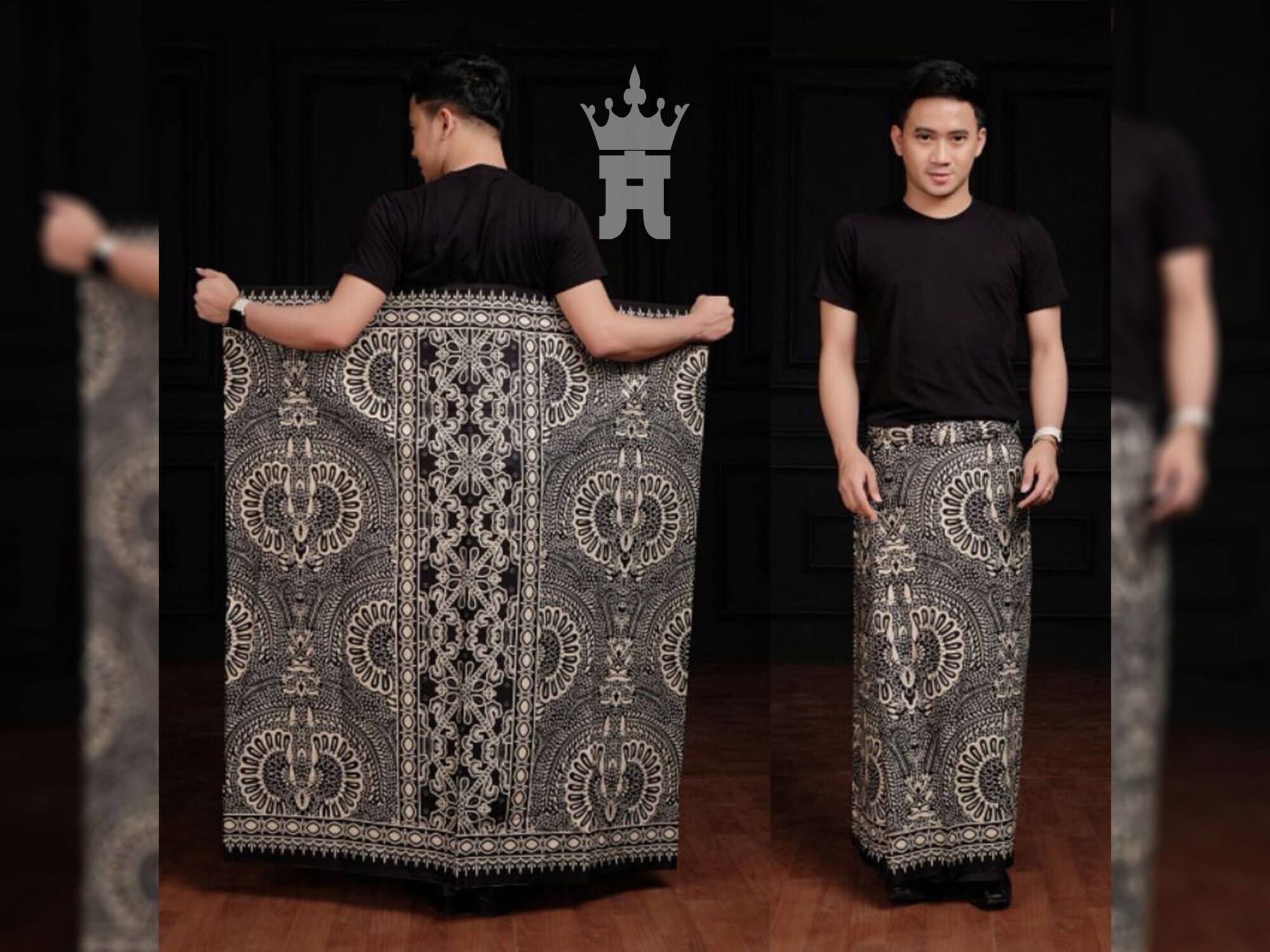 Indonesian Batik Sarong for Men Muslim Prayer - Print Sarong - Beach ...