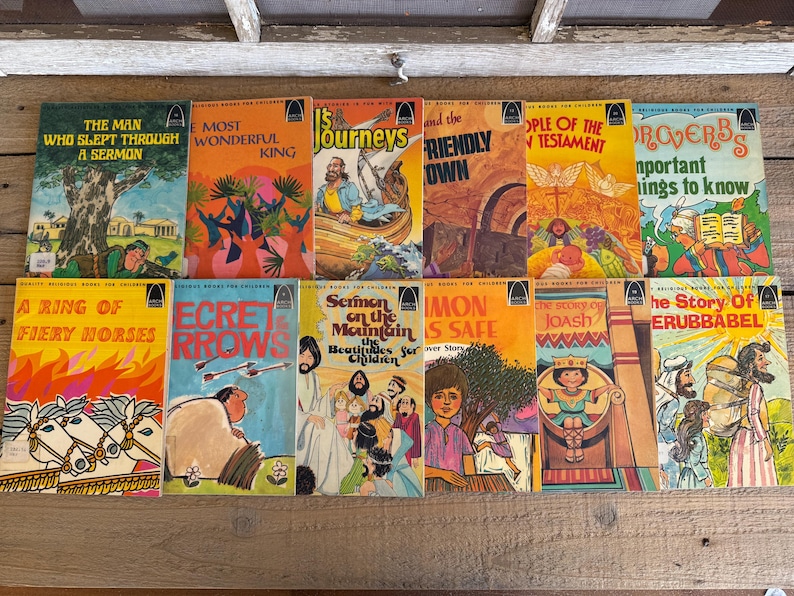 Vintage Arch Books: Religious Bible Stories for Children -sold ...