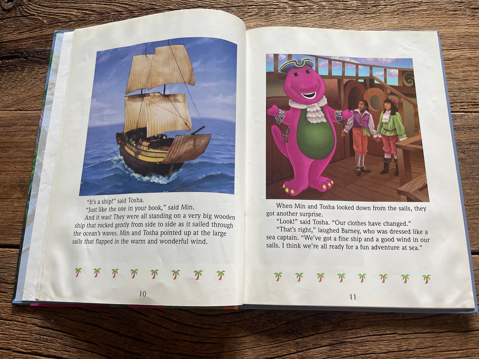 Barney's Imagination Island Book // 1994 // Large - Etsy