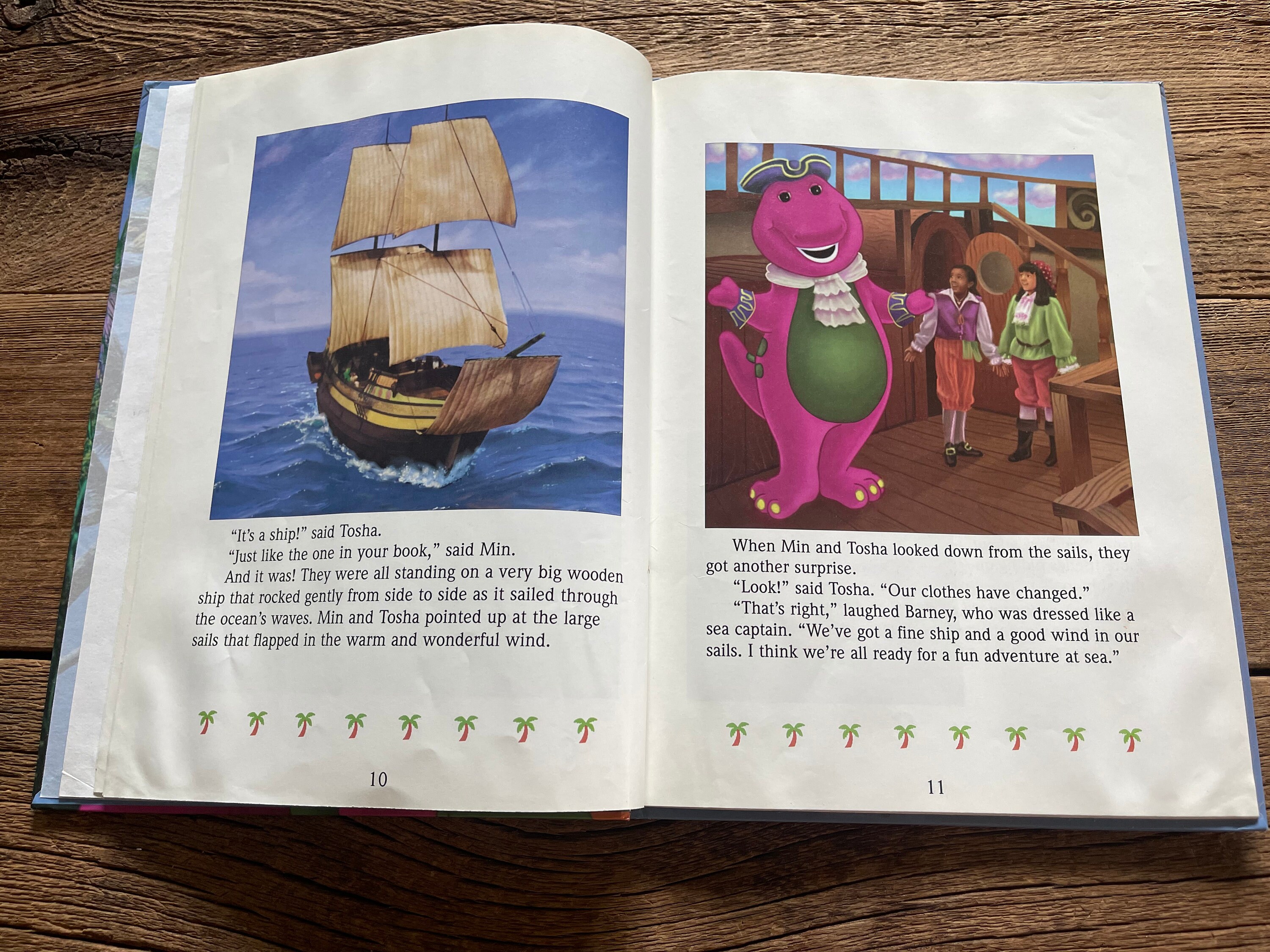 Barney's Imagination Island Book // 1994 // Large Oversized Book - Etsy