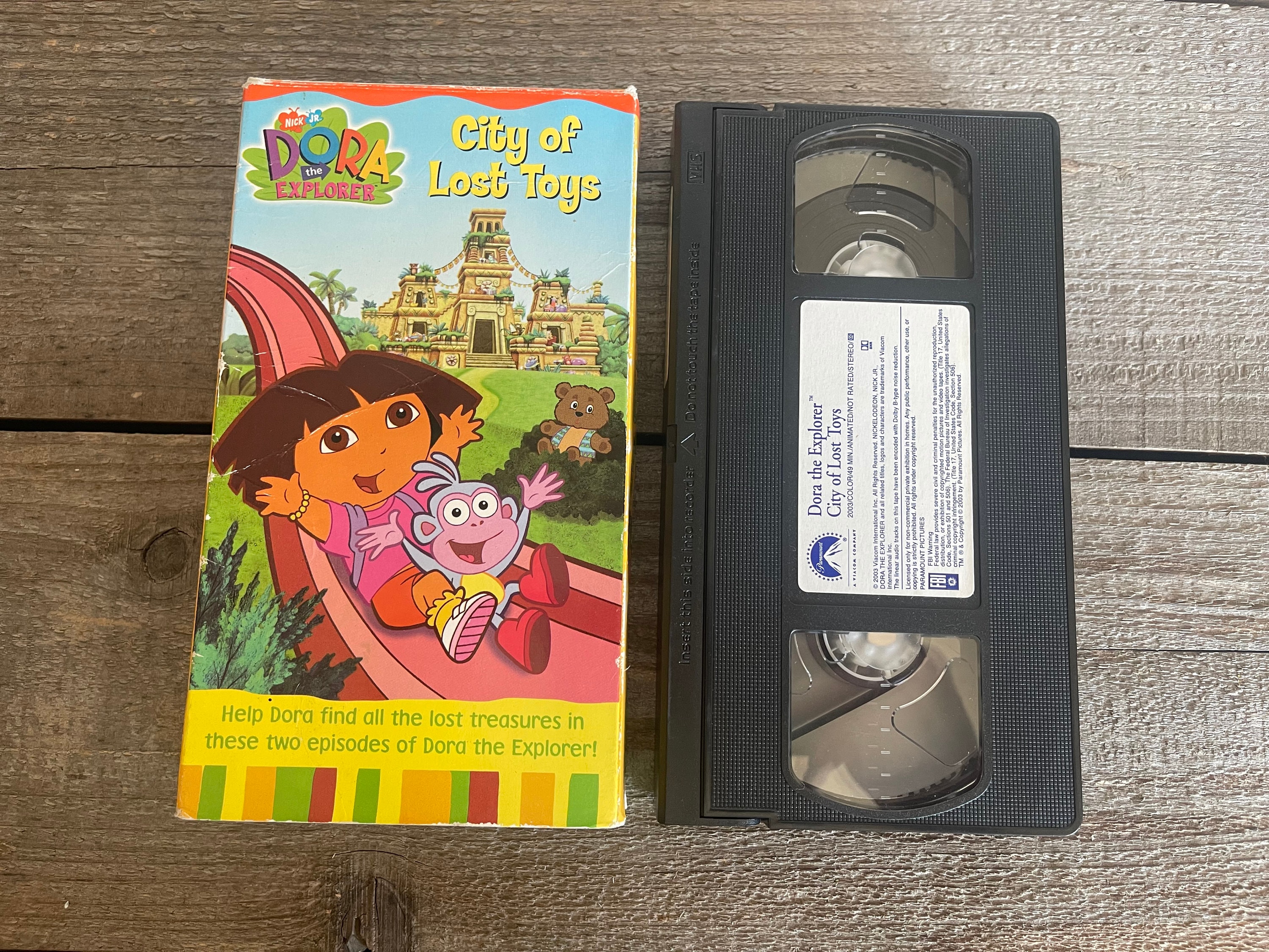 City of Lost Toys // Dora the Explorer VHS Movie 2003 - Etsy