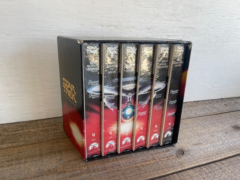 Star Trek the Movie Collection // VHS 6 Tape Set // 1993 Paramount ...