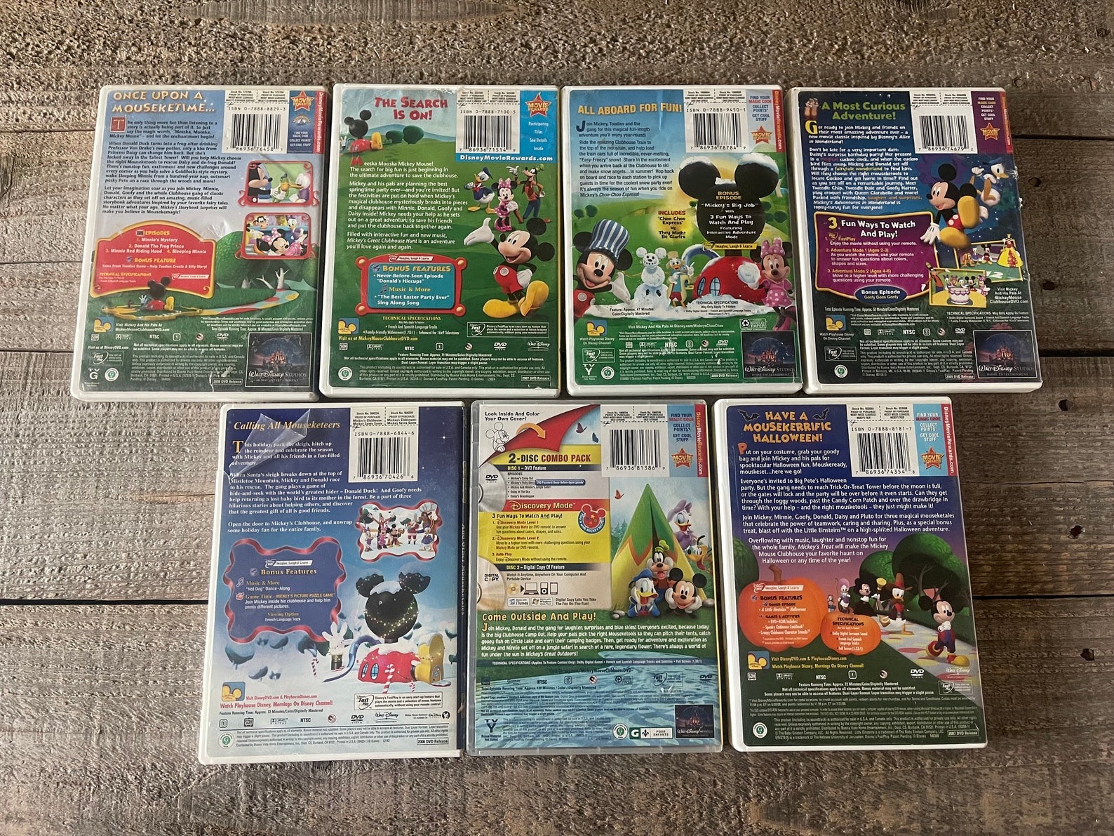 Mickey Mouse Clubhouse Dvds // You Choose // Mouseketeers // Walt ...
