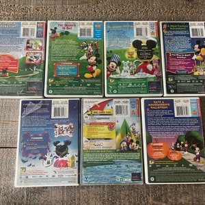 Mickey Mouse Clubhouse Dvds // You Choose // Mouseketeers // Walt ...
