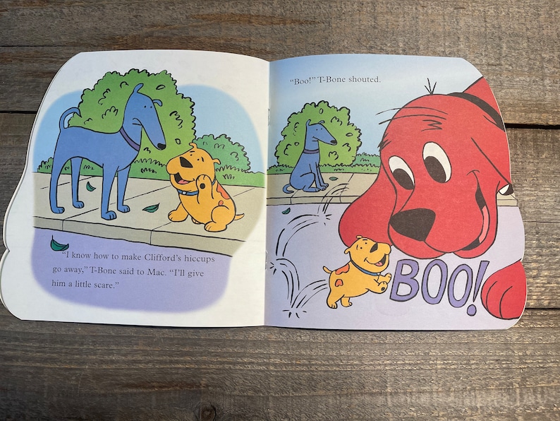 Clifford's Hiccups // Clifford the Big Red Dog Book // - Etsy