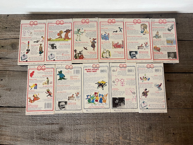 Children's Circle Vintage VHS Movies // You Choose // 1990's ...