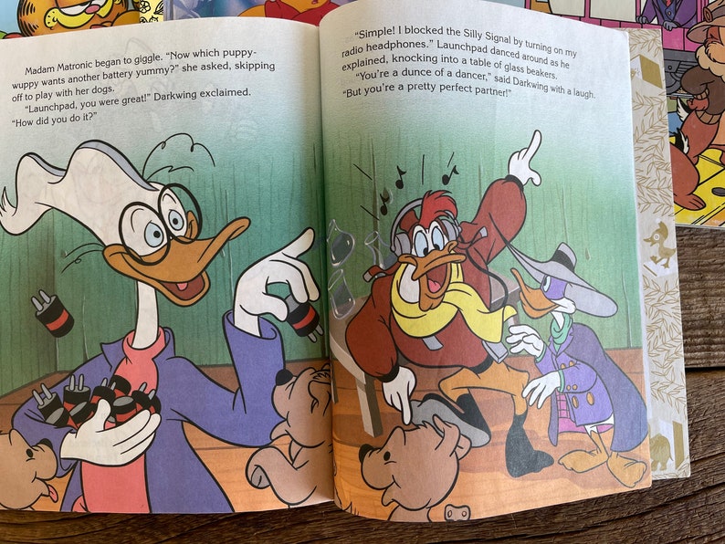 Vintage Little Golden Books: Disney's Darkwing Duck, Garfield, Winnie ...