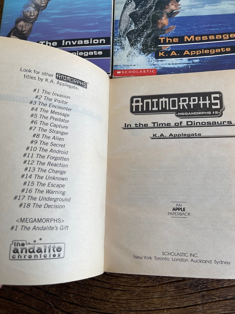 Animorphs Books // You Choose // 1990's YA Science - Etsy