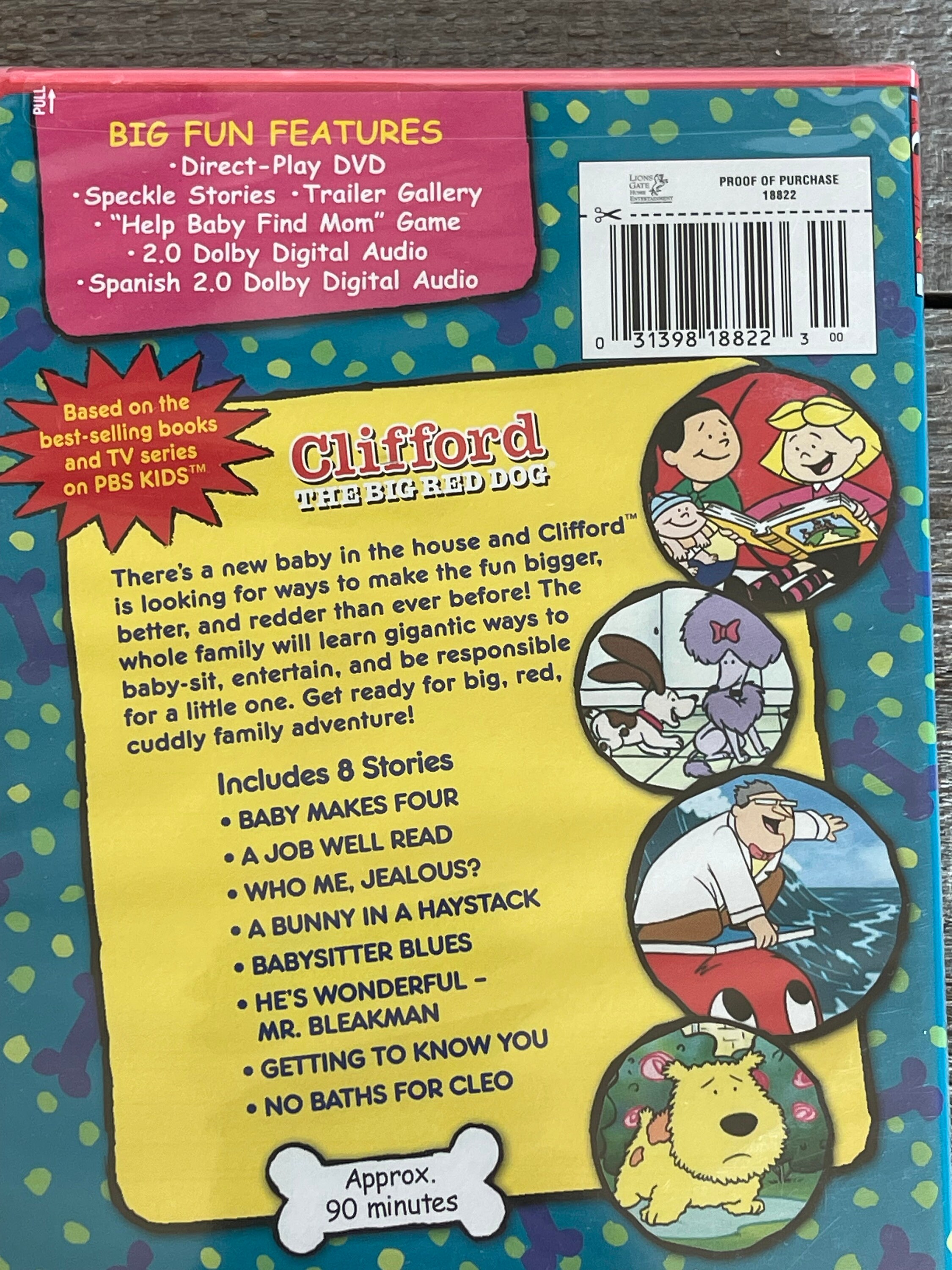 Clifford the Big Red Dog DVD // the New Baby on the Block // - Etsy