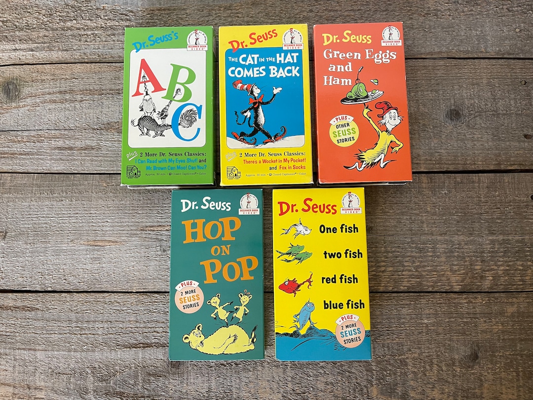 Vintage Dr. Seuss VHS Movies // You Choose // Beginner Book Video - Etsy