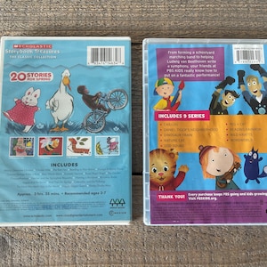 Set of 2 Compilation Dvds // PBS Kids Get up and Dance // Scholastic ...