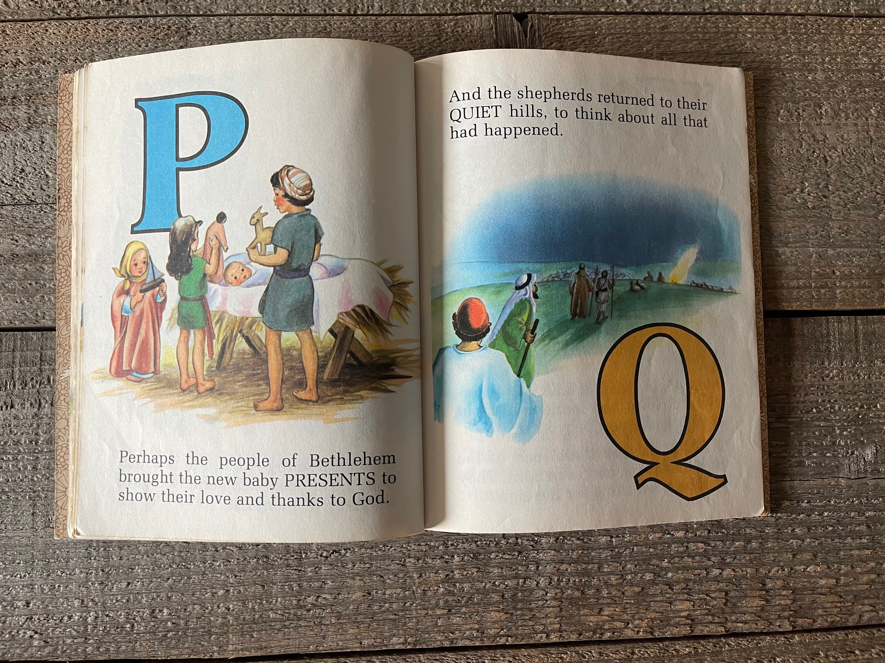 1979 Libro de cuentos ABC del Niño Jesús // Un libro de día - Etsy México