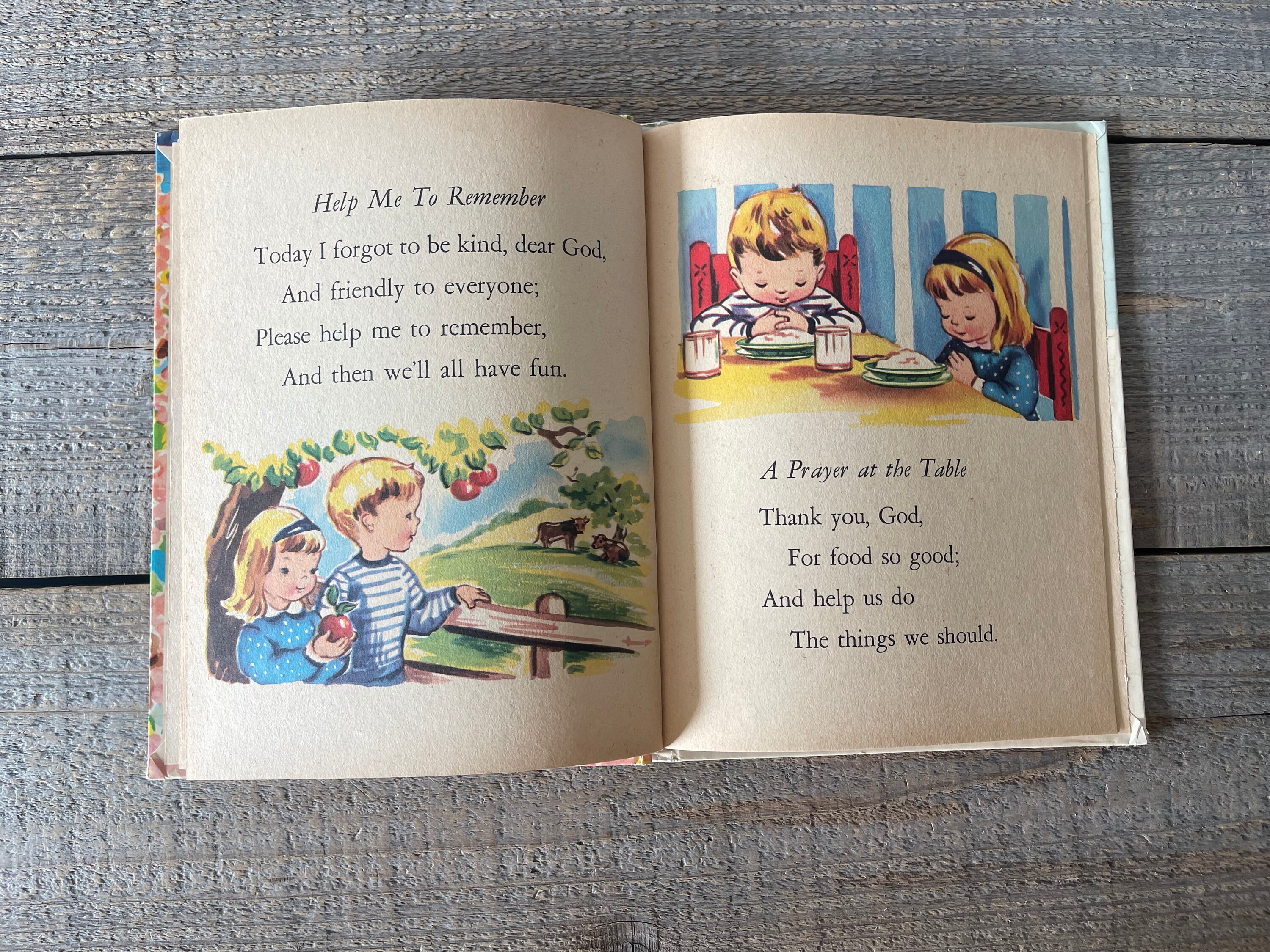 Vintage 1947 My Prayer Book - Rand Mcnally Tip-top Elf Book - Etsy