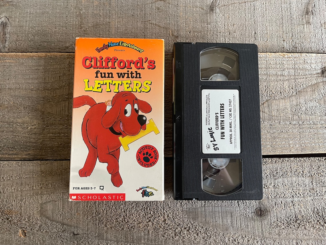 Clifford the Big Red Dog VHS Movies // Set of 3 // Fun With Letters ...