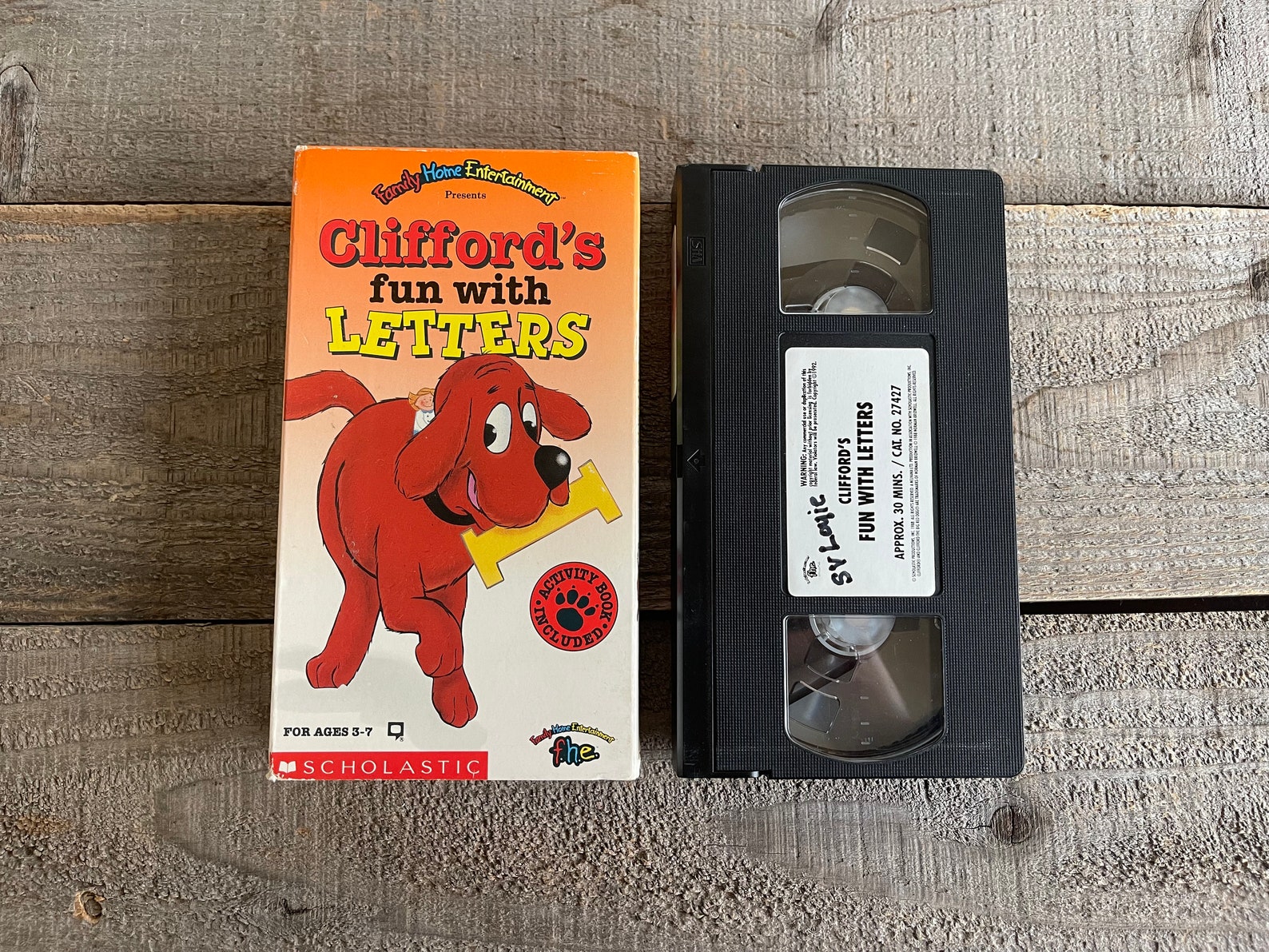 Clifford the Big Red Dog VHS Movies // Set of 3 // Fun With Letters ...