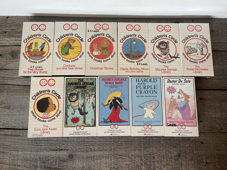 Children's Circle Vintage VHS Movies // You Choose // 1990's ...