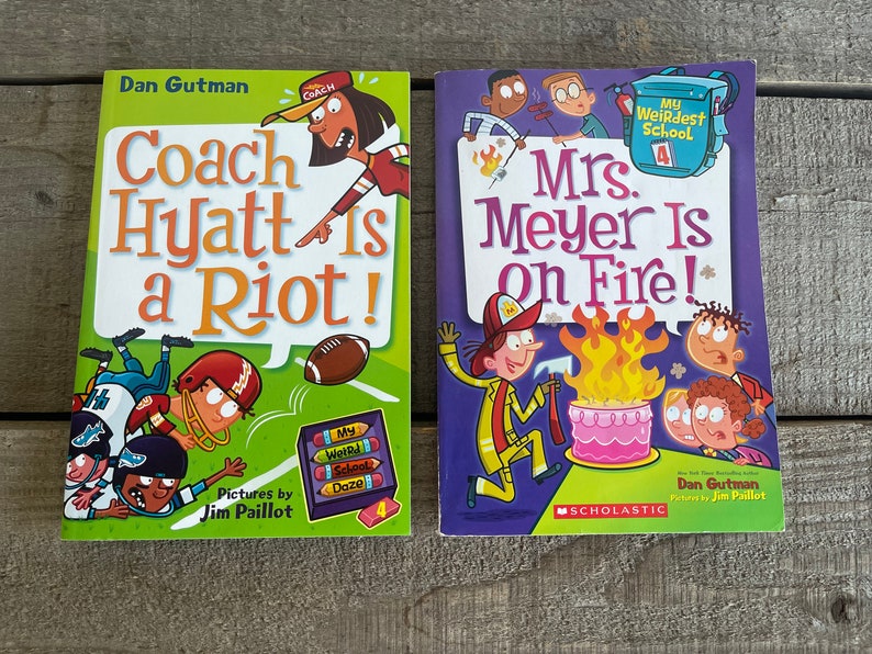 My Weird, Weirder, Weirdest School Books // You Choose // Dan Gutman - Etsy