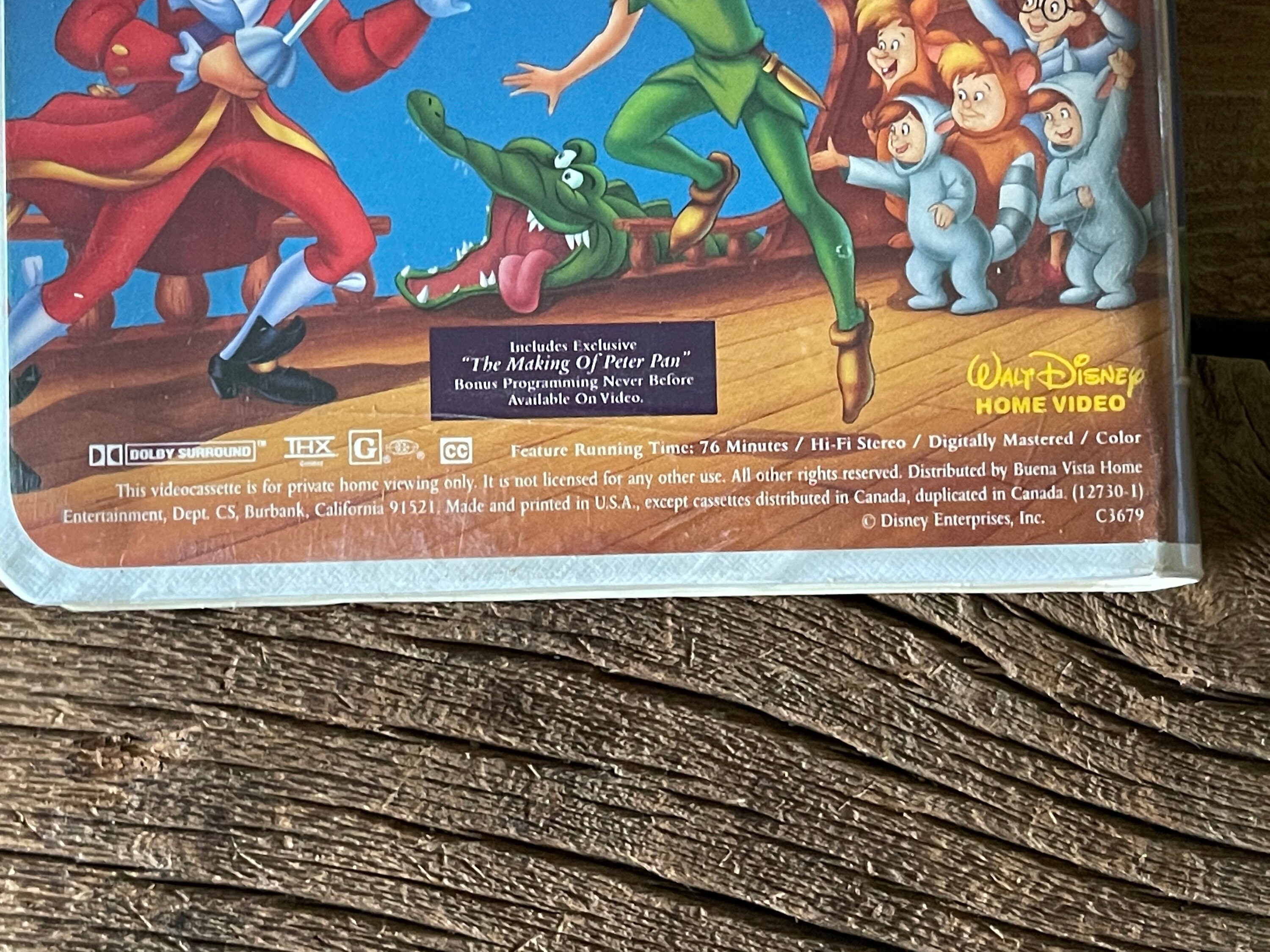 Peter Pan 1990 Laserdisc