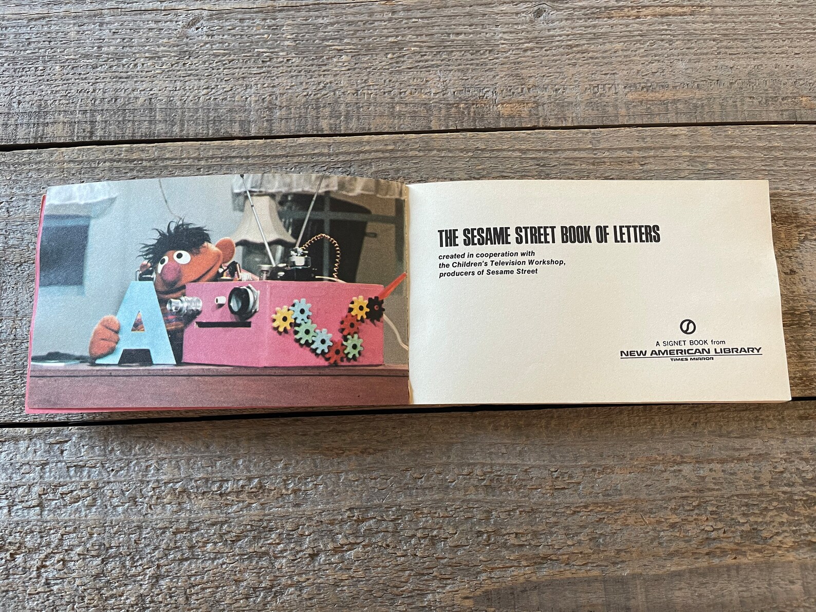 Sesame Street Book of Letters: 1971 First Edition Signet Book - Etsy