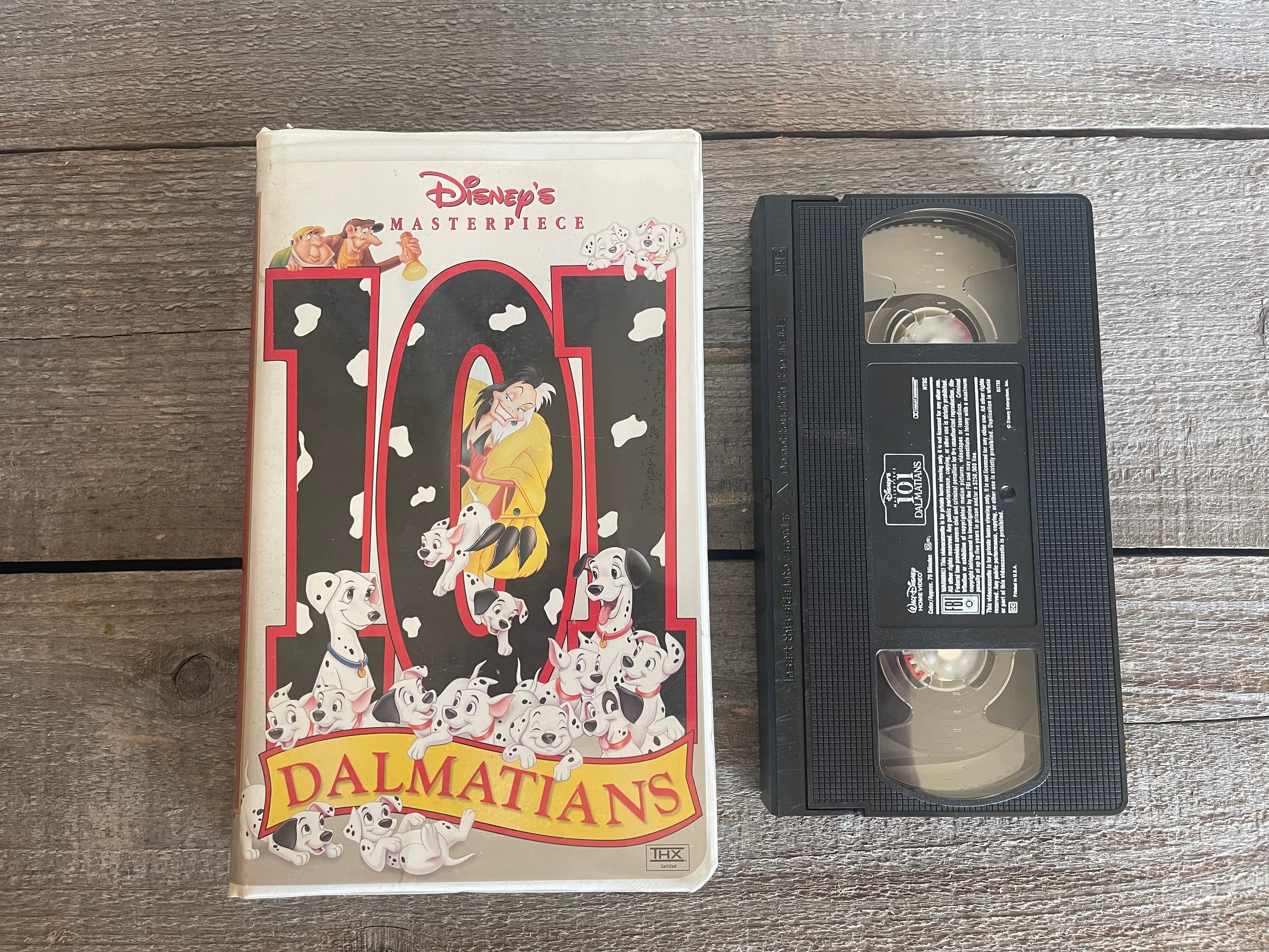 101 Dalmations // Walt Disney Masterpiece // Vintage VHS Movie - Etsy
