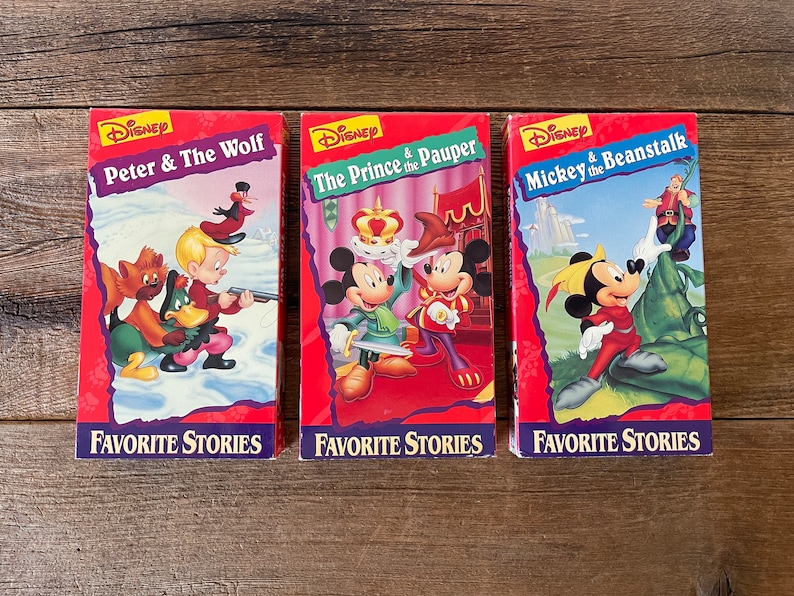 Disney Favorite Stories VHS // You Choose // Mickey and the Beanstalk ...