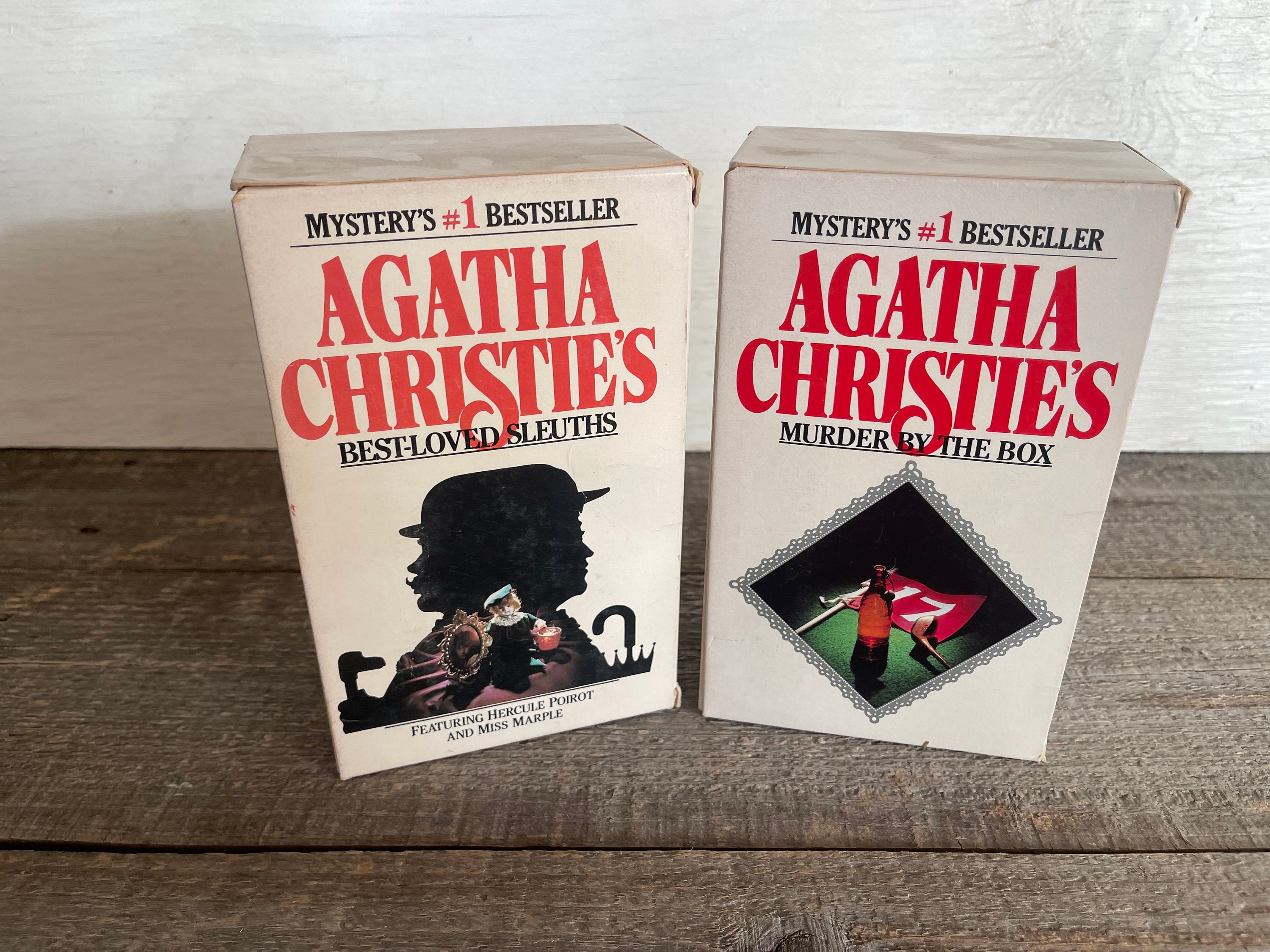 Vintage Agatha Christie Box Sets // best-loved - Etsy