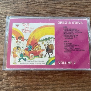 Greg & Steve Cassettes // We All Live Together Volume 2, Volume 4 - Etsy